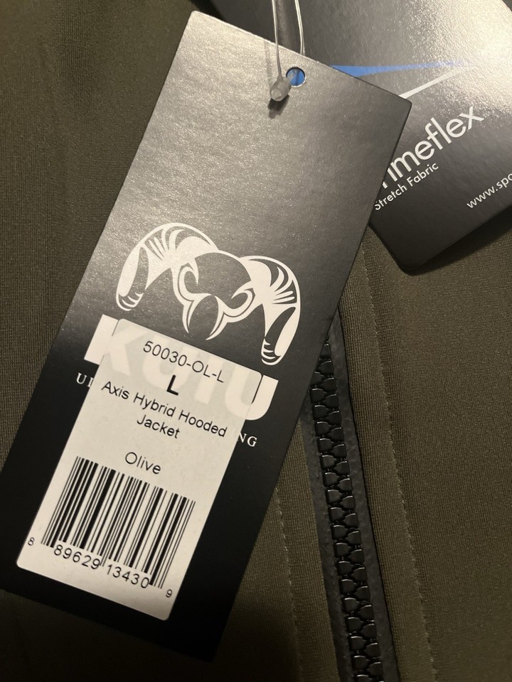 Kuiu Axis Hybrid Jacket, Olive, Men’s Large | eBay