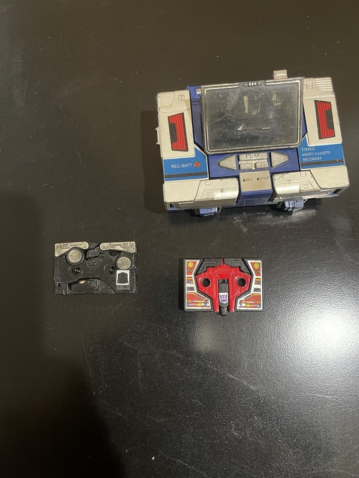 Transformer G1 Vintage Takara Cassette Player Soundwave & Cassette’s | eBay