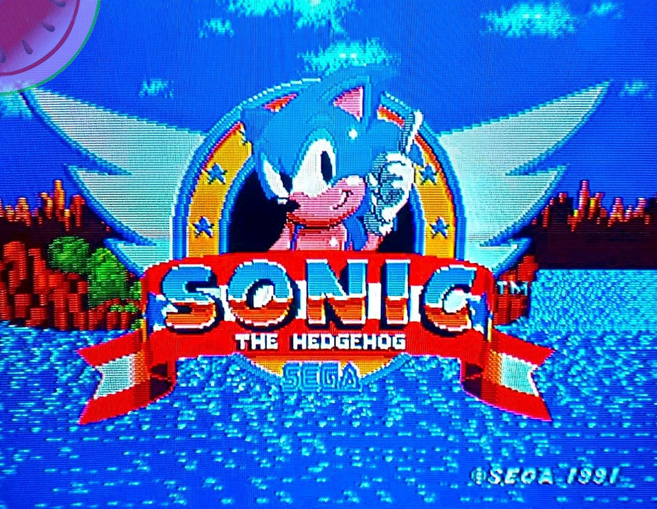 Sega GENESIS Retail Variant SONIC THE HEDGEHOG Complete in NEW Hangtab ...