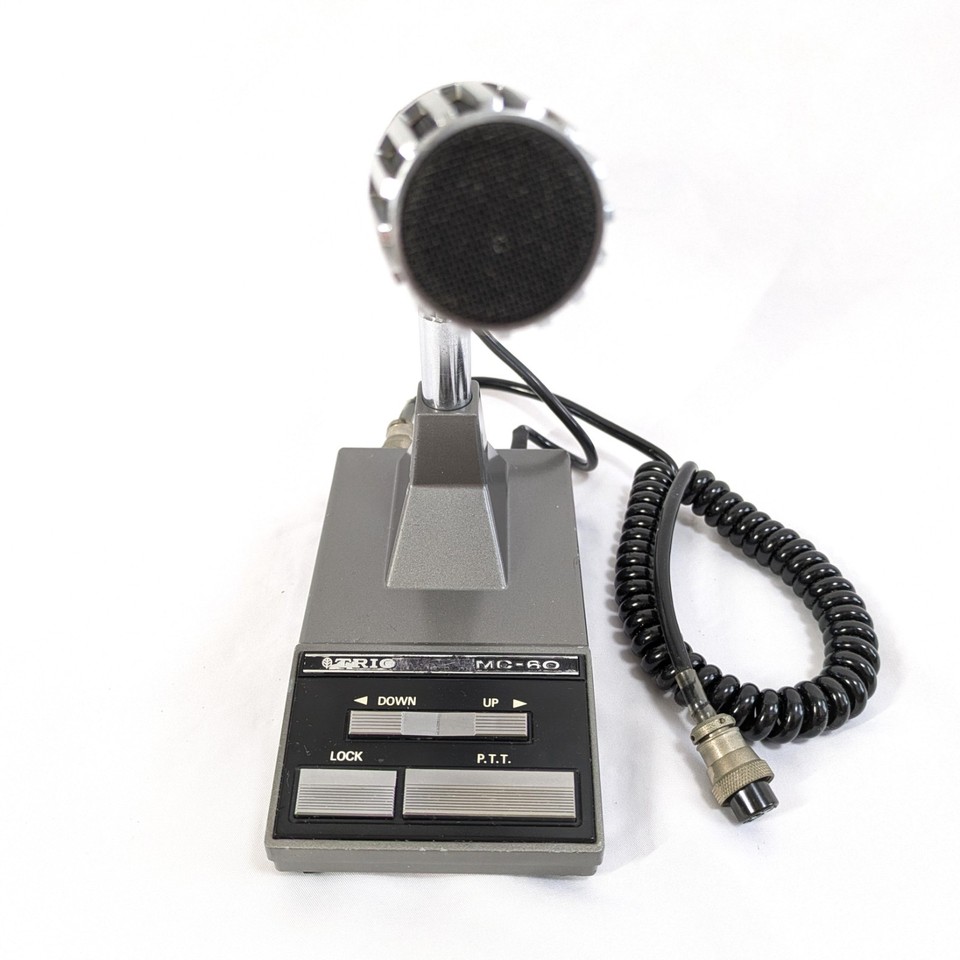 TRIO MC-60 KENWOOD Dynamic Desktop Microphone 8 pin Ham Radio Japan | eBay