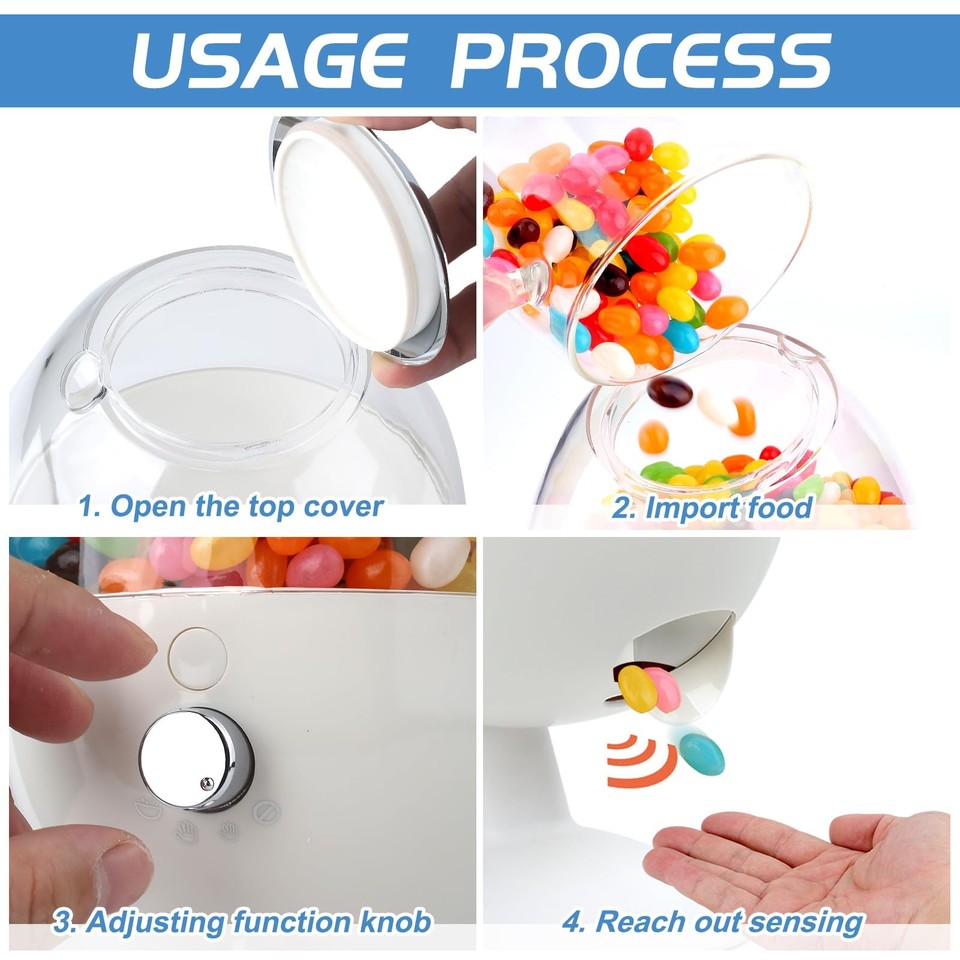12"Large Automatic Candy Dispenser Machine,Vintage Motion Activated ...
