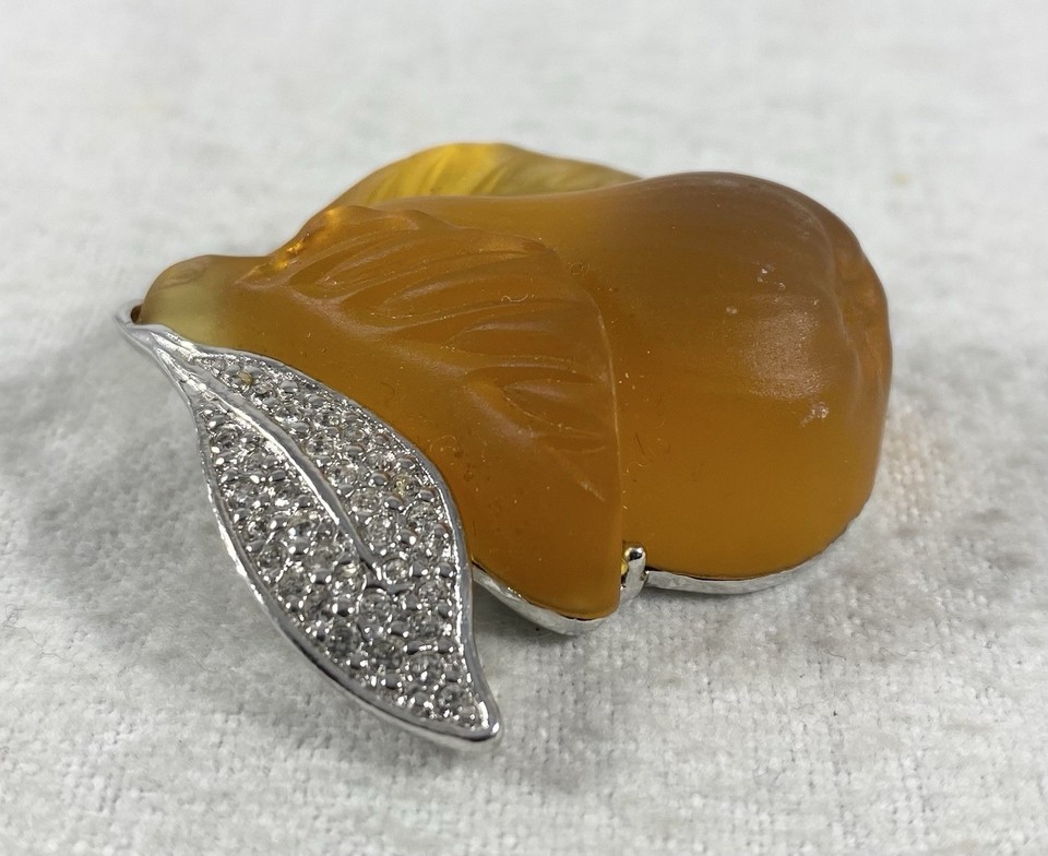 Vintage Piscitelli Pear Brooch | eBay
