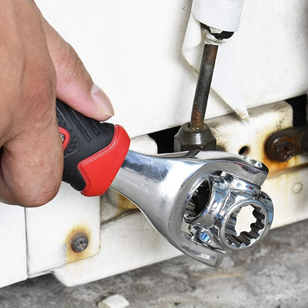 360 Degree Rotating Multi-function Wrench Tool 52 In 1 Universal Wrench ...