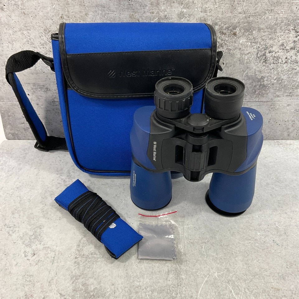 West Marine Binoculars 7x50 Waterproof Nitrogen-Filled Field 6.6 degree ...