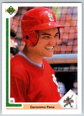 1991 UPPER DECK GERONIMO PENA RC ST. LOUIS CARDINALS #20 | eBay