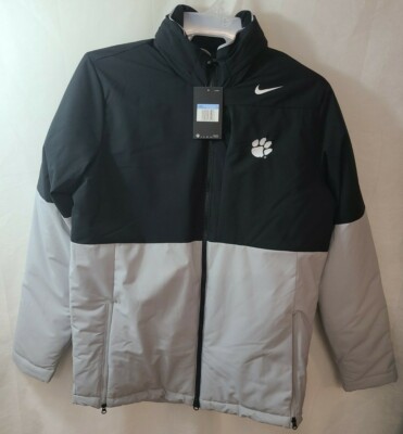 Clemson Tigers Nike Shield Heavyweight Team Jacket Men's M Black Grey ...