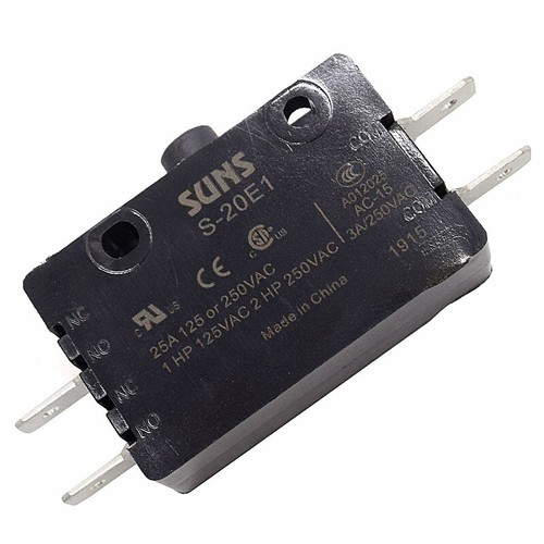 10pcs SUNS S-20E1 Pin Plunger 2NO Snap Action 25A Micro Switch E20-00A ...