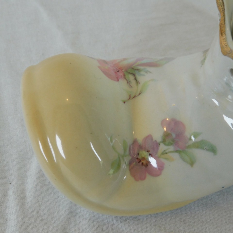 James Kent Staffordshire England Old Foley Porcelain Boot Shoe Planter ...
