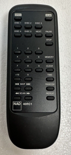 NAD 40RC1 Remote Control OEM for CD Player 523 Original Working! | eBay