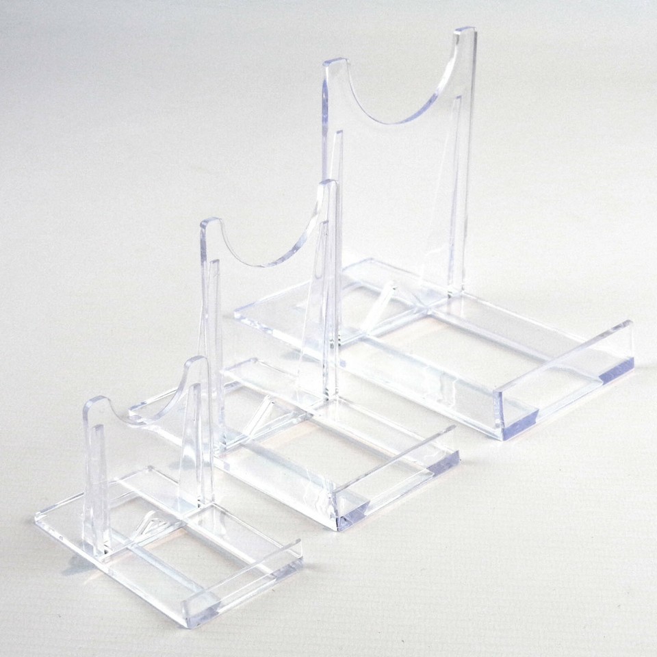 Medium Adjustable Stand :Swivel Twist Clear Plastic Plate & Bowl ...