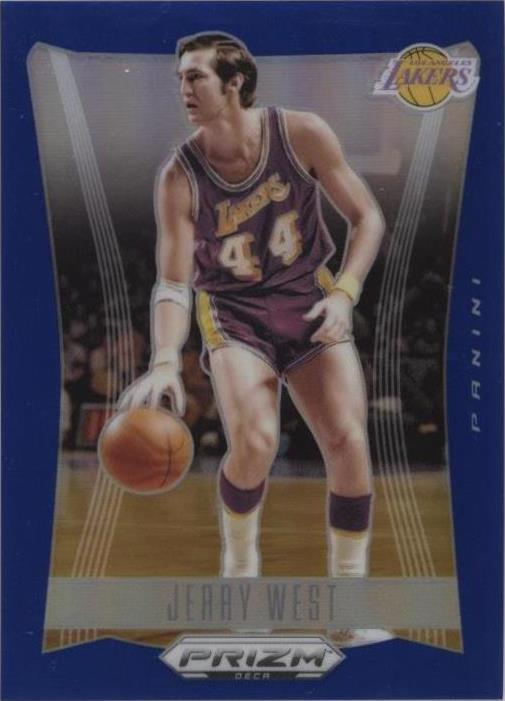 2023-24 Panini Prizm Deca - Blue Prizm #284 Jerry West /149 for sale ...