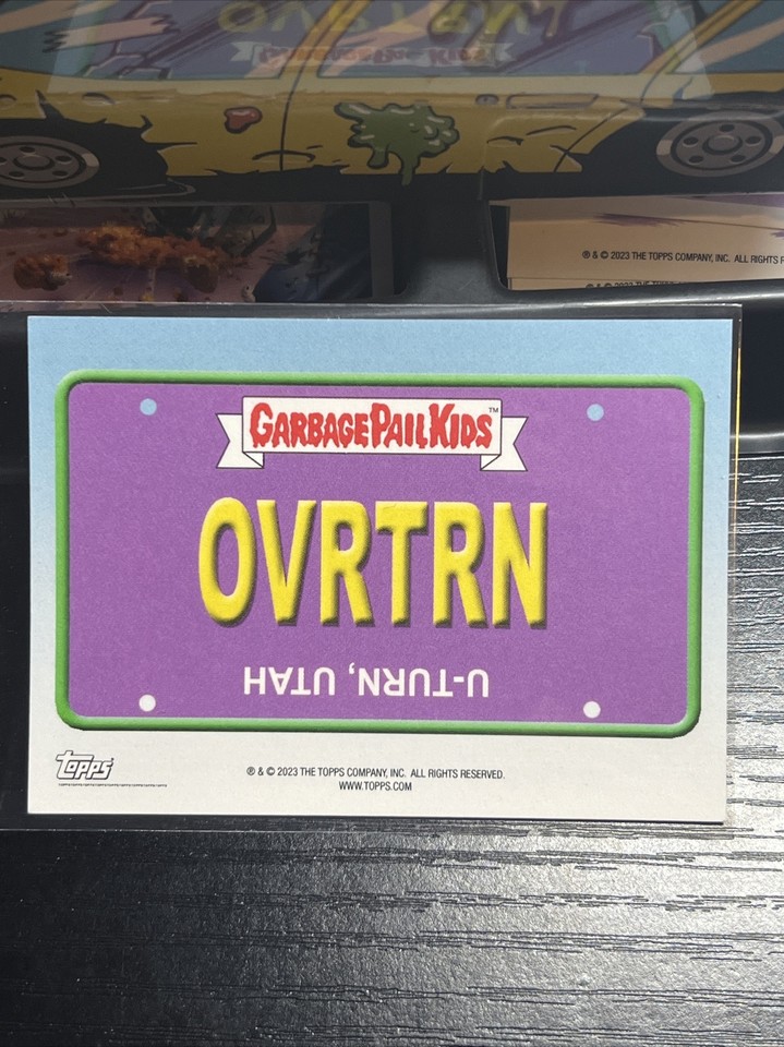 2023 TOPPS GARBAGE PAIL KIDS KRASHERS 4 LICENSE PLATE #7 Hugh Turn. | eBay