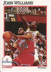 1991-92 Hoops Washington Bullets Basketball Card #220 John Williams | eBay