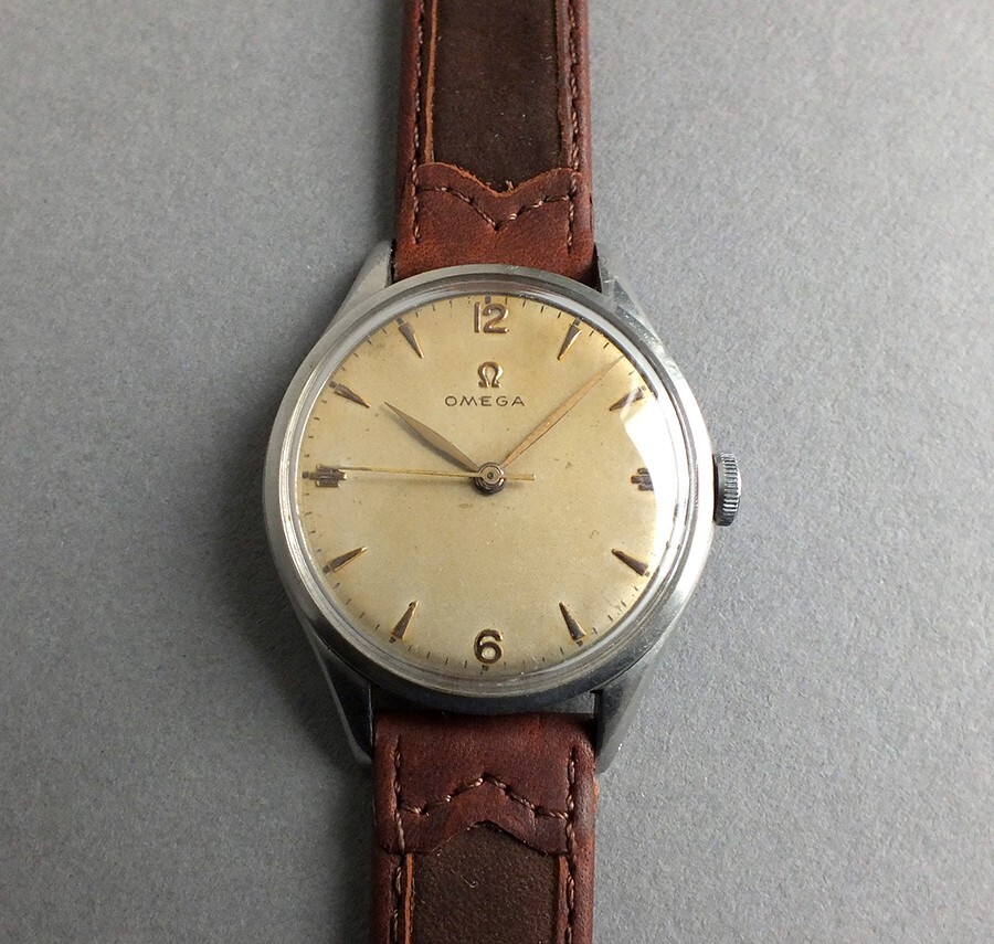 OMEGA Cal.283 JUMBO Gents Vintage Stainless Steel Manual Watch 1961 | eBay