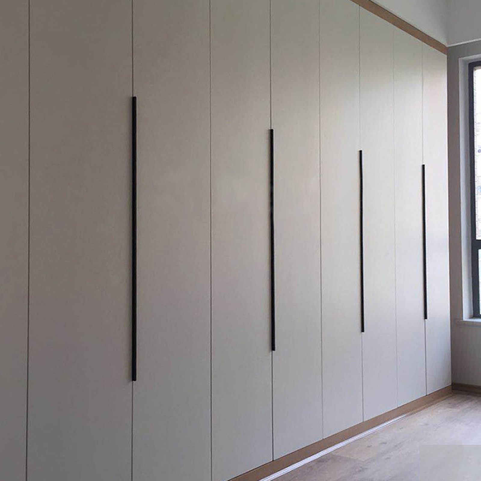 Hidden Handle Knob Electroplating Comfortable Grip Concealed Black ...