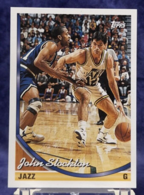 1994 Topps #356 - John Stockton - Utah Jazz - Excellent | eBay