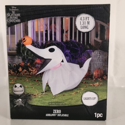 4.3' Foot Long Halloween The Nightmare Before Christmas Zero Gemmy ...