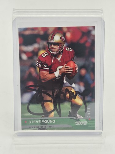 Steve Young 49ers 2000 Topps Stadium Club #76 Auto | eBay