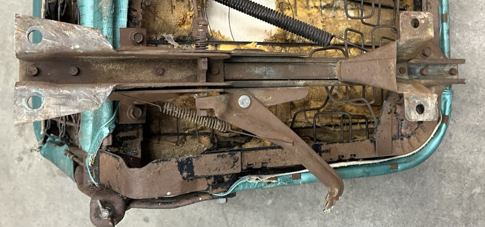 Original Pair Bench Seat Tracks For 1967 1968 Chevy Chevrolet / GMC ...