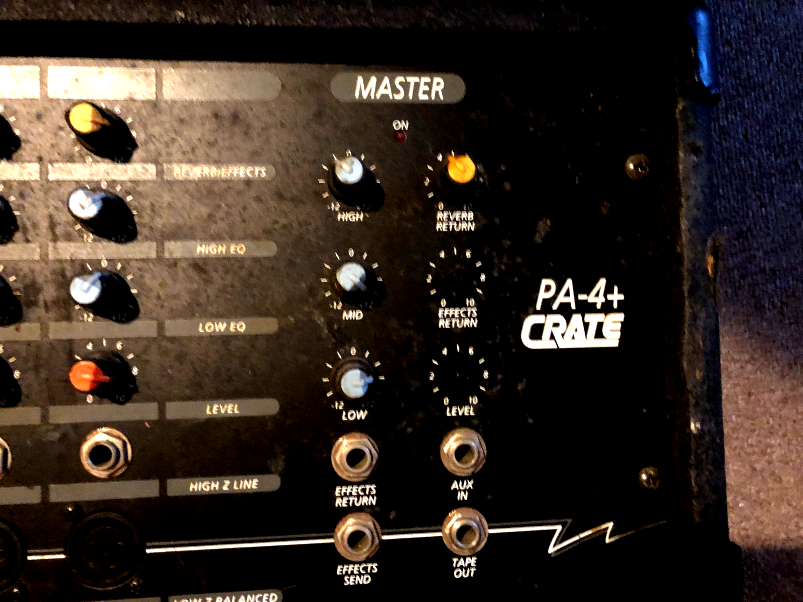 Vintage Crate PA-4+ PA System / Amplifier 200 Watt 4 Channel RARE Plus ...