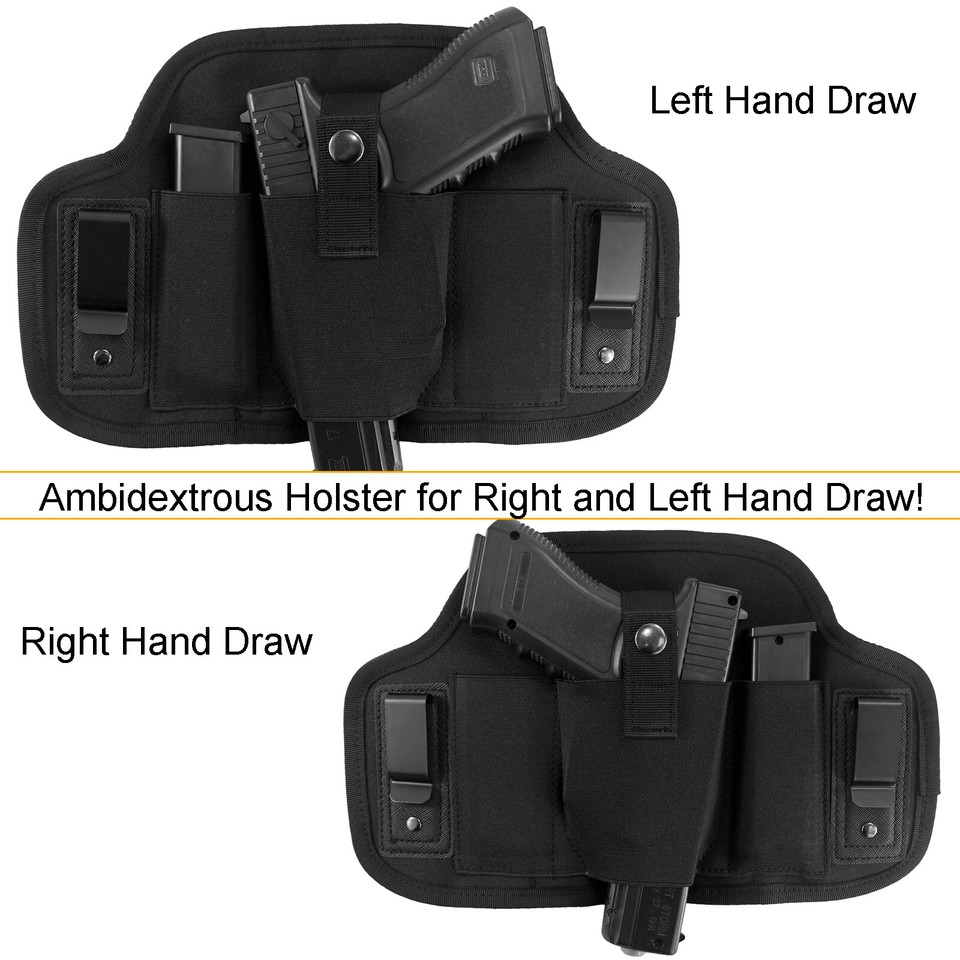 Concealed Carry IWB Pancake Gun Holster Pistol Holder with Double ...