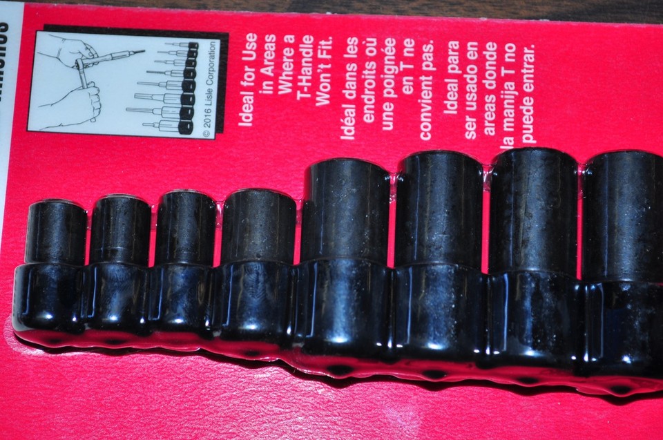Lisle 70500 8-pcs Tap Socket Set made in USA | eBay