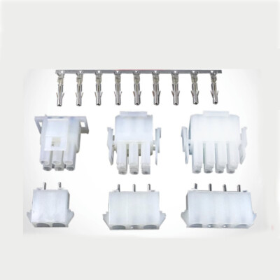 6.35mm Pitch 2-15 Pin Way Multi Plug Connector Sets Male+Straight Hub ...