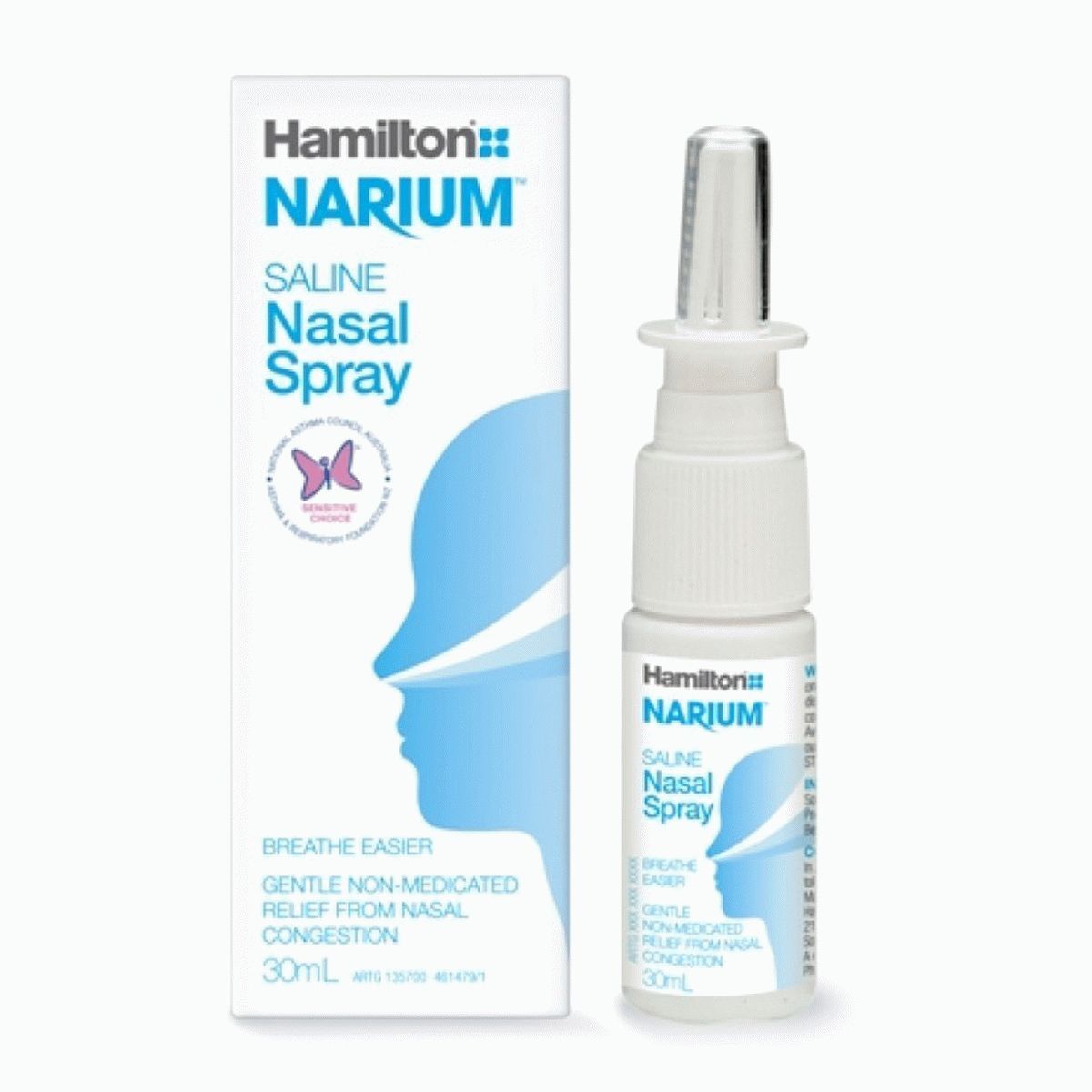 NARIUM NASAL SPRAY 30ML SALINE - NATURAL MIST 6.5MG/ML | eBay Australia