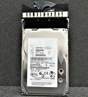 IBM 44W2244 44W2245 44W2248 600GB 15000RPM 6Gbps 3.5" SAS Hard Drive | eBay