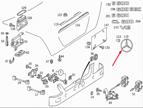 NEW MERCEDES-BENZ R-CLASS W251 TRUNK LID BADGE EMBLEM A2517580058 | eBay