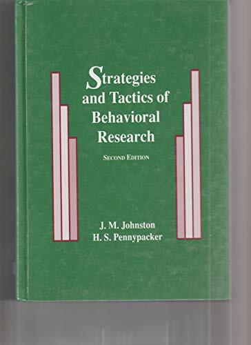 Readings in Strategies and Tactics in Behavioral Research : Text by ...