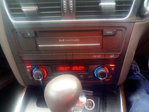 AUDI Q5 HEATER/AC CONTROLS SINGLE ZONE CLIMATE CONTROL, 8R, NON HEATED ...