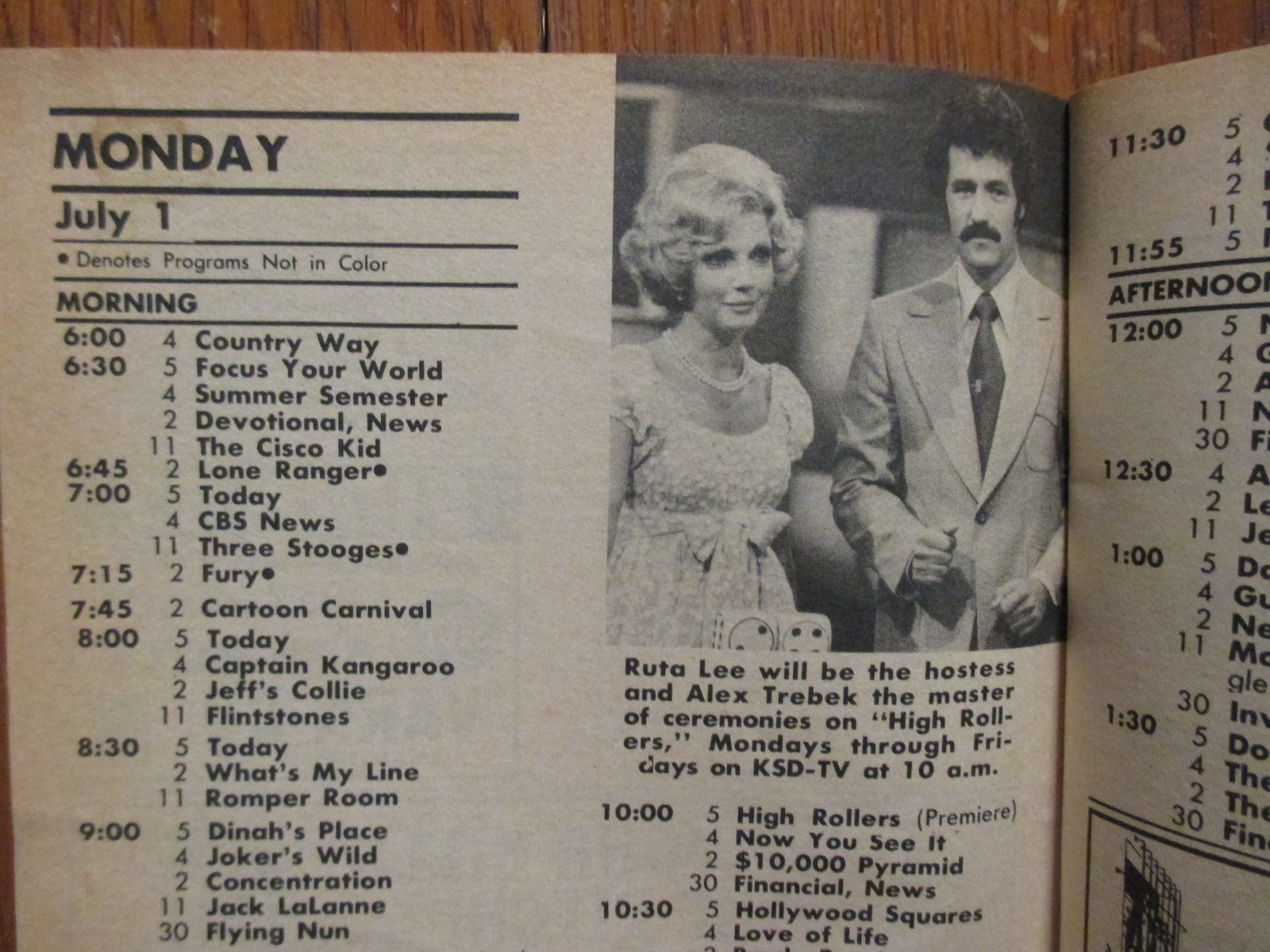 June 30-1974 St. Louis Post TV Magaz(BUDDY EBSEN/BARNABY JONES/ANGIE ...