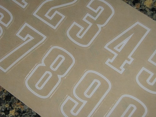 PHILADELPHIA EAGLES Football Helmet Numbers Decals Sheet #0-9 MINI Size ...