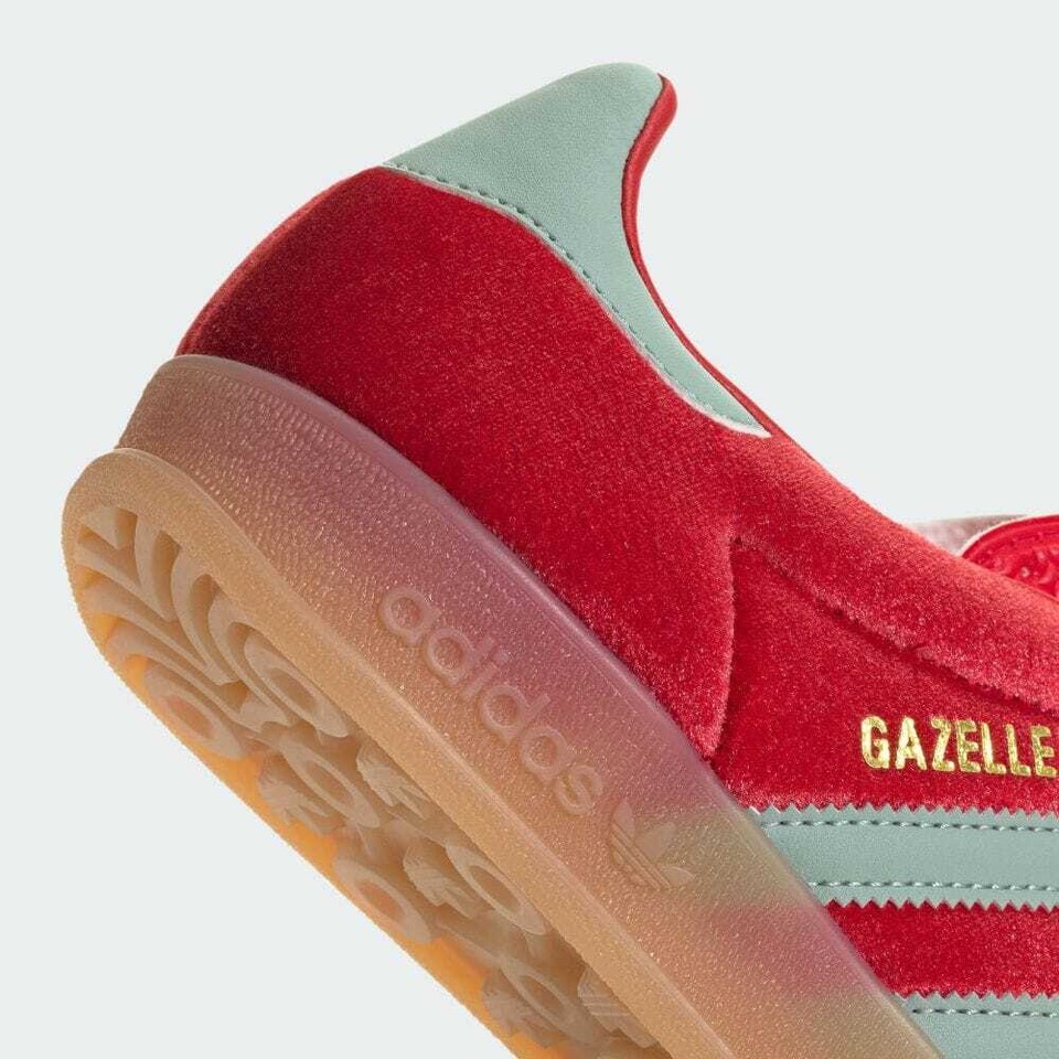 IG6786 adidas Originals Gazelle Indoor Better Scarlet Hazy Green Gum ...
