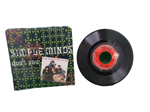 Simple Minds Breakfast Club Brat Pack 1985 45 rpm record w jacket A&M ...