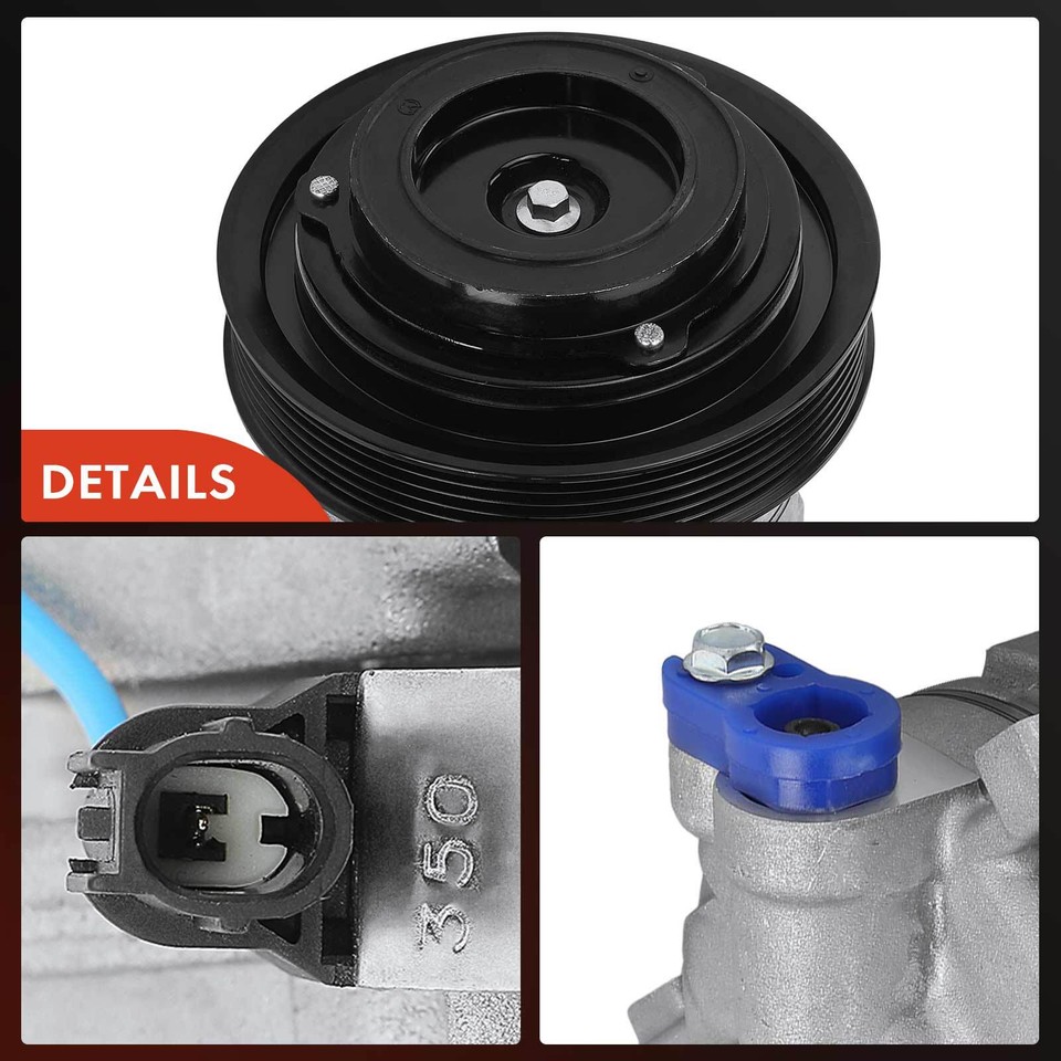 A/C AC Compressor for Honda Accord 2008-2012 Acura RDX 2013-2015 TSX ...