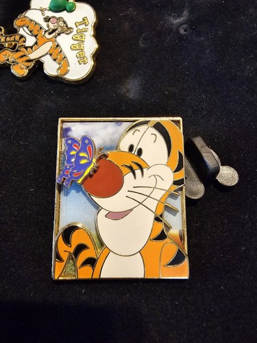 Disney World Official Pin Trading 2006 3D Tigger Face w/ Butterfly On ...