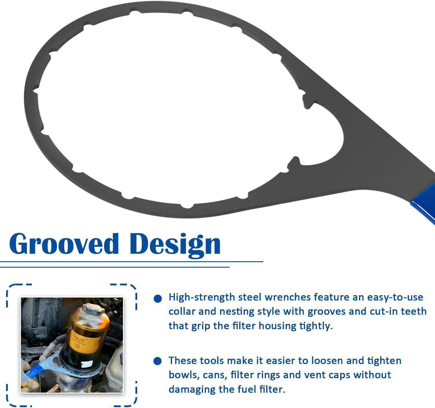 6'' 380134 Colar Vent Cap Oil Fuel Filter Wrench For Davco Fuel Pro 382 ...