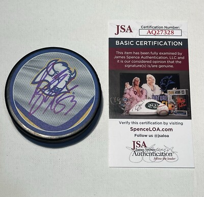 Jeff Skinner Signed Autographed Buffalo Sabres Puck JSA/COA | eBay