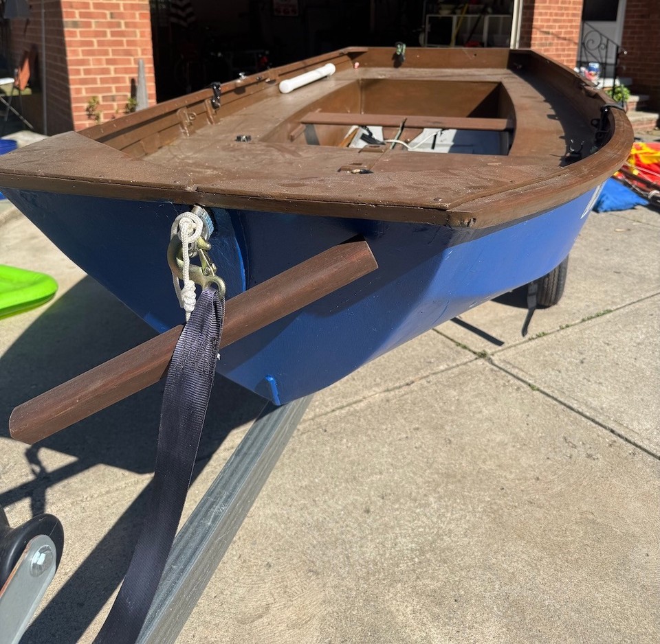1970 Mirror 12' Wood Dinghy Sailboat - Free Trailer - Ohio | eBay