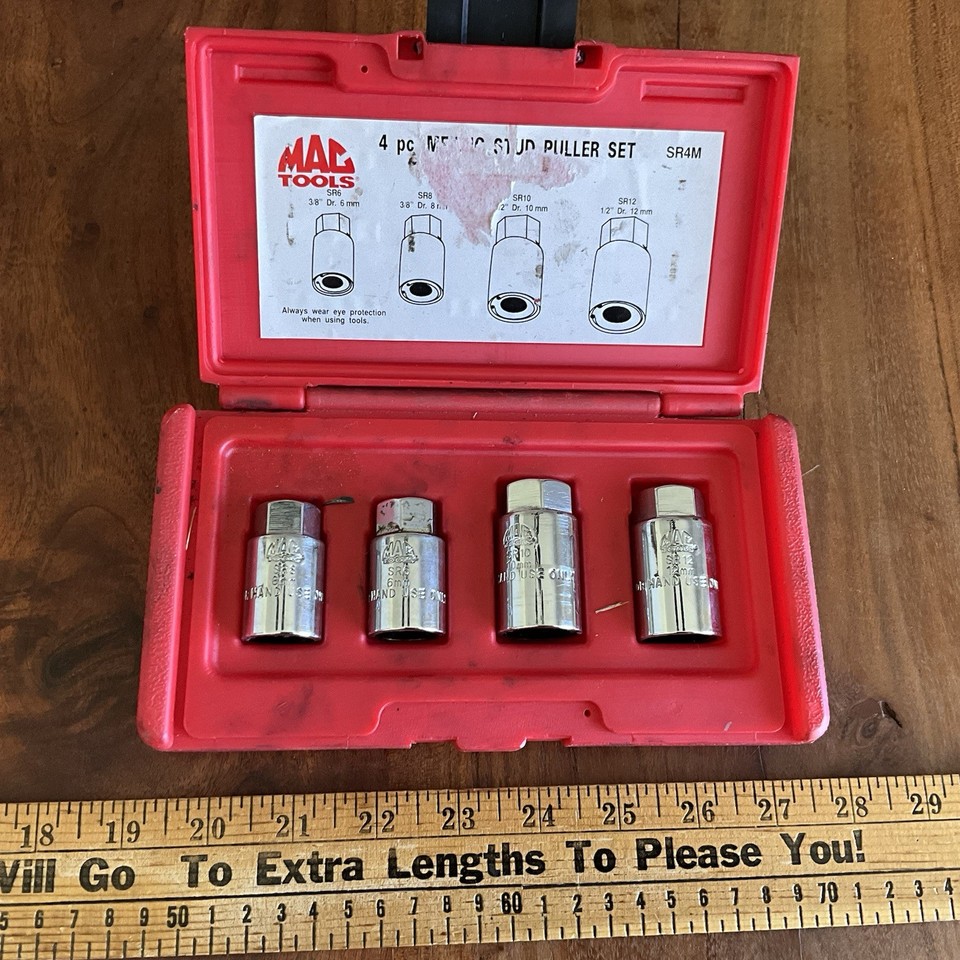 Vintage Mac Tools Metric Stud Puller Set of 4 SR4M | eBay