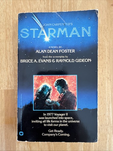 Starman Alan Dean Foster 1984 1st Print Movie Novelization John ...