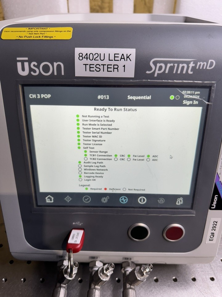 Uson Leak Tester / Uson Sprint MD | eBay