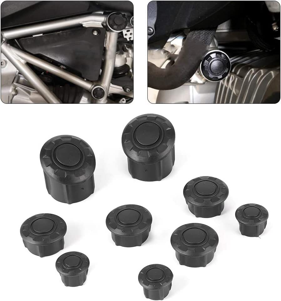 Motorcycle Frame Hole Cover Caps Plug Decor Set For BMW R1200GS LC ADV ...