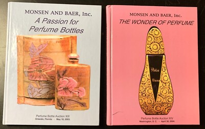 Lot 2 Monsen & Baer Perfume Bottle Hardcover Auction Catalogs 2003-2004 ...
