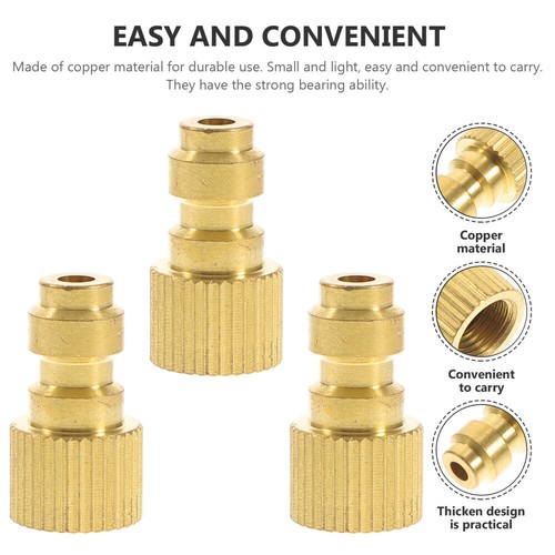3pcs Tire Pump Adapter Simple Metal Practical 8mm Head Pressure Pump | eBay