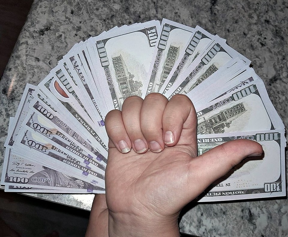500 PCS 100 DOLLAR BILLS REPLICA PLAY MONEY MOVIE FAKE BANK GAMES KIDS ...