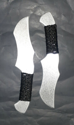 Aluminum Knife Training Metal Dagger Tactical Karate Knives Ninja ...