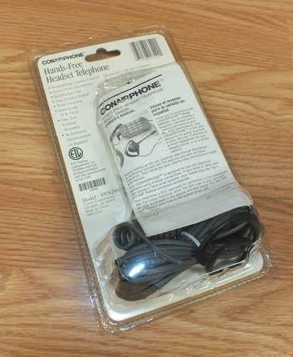 Conair Phone Hands-Free Headset Telephone (SW8260) w/ Volume Control ...